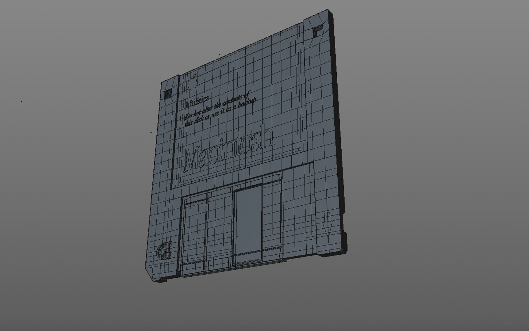 Apple Macintosh Floppy Disk 3D Model - TurboSquid 1414920