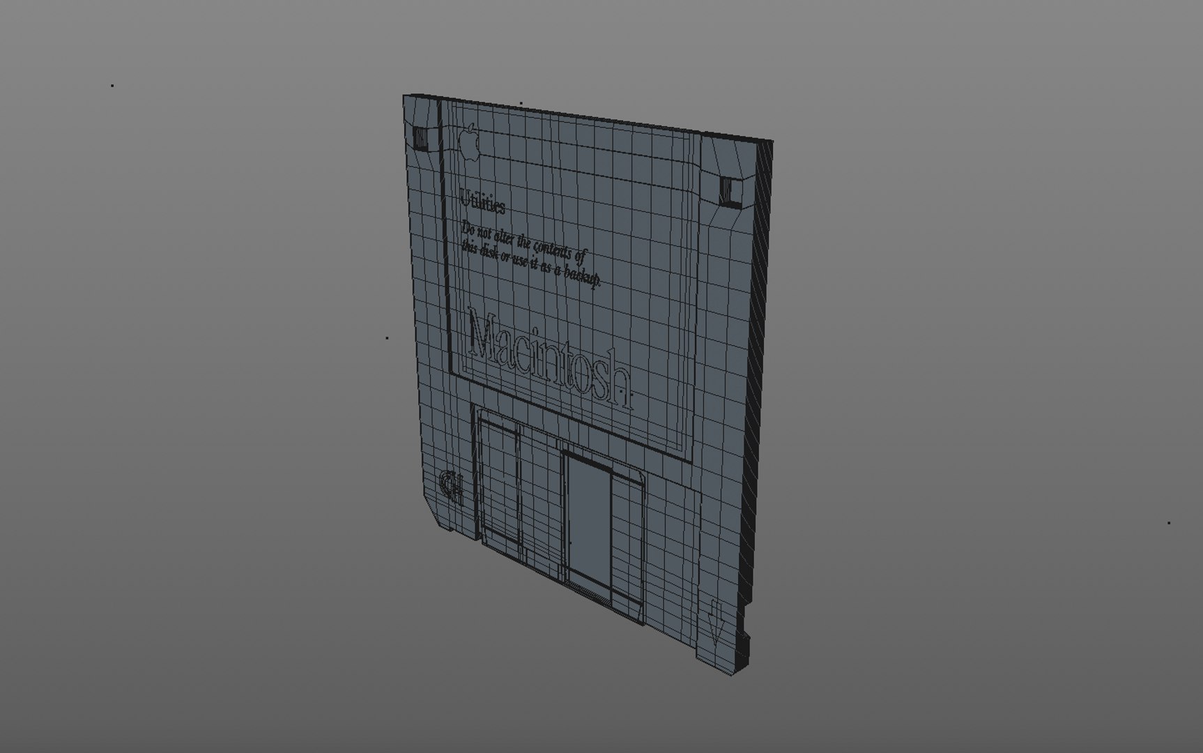 Apple Macintosh Floppy Disk 3D Model - TurboSquid 1414920