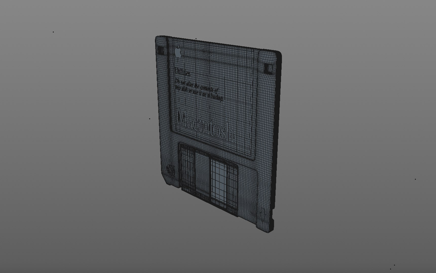 Apple Macintosh Floppy Disk 3D Model - TurboSquid 1414920