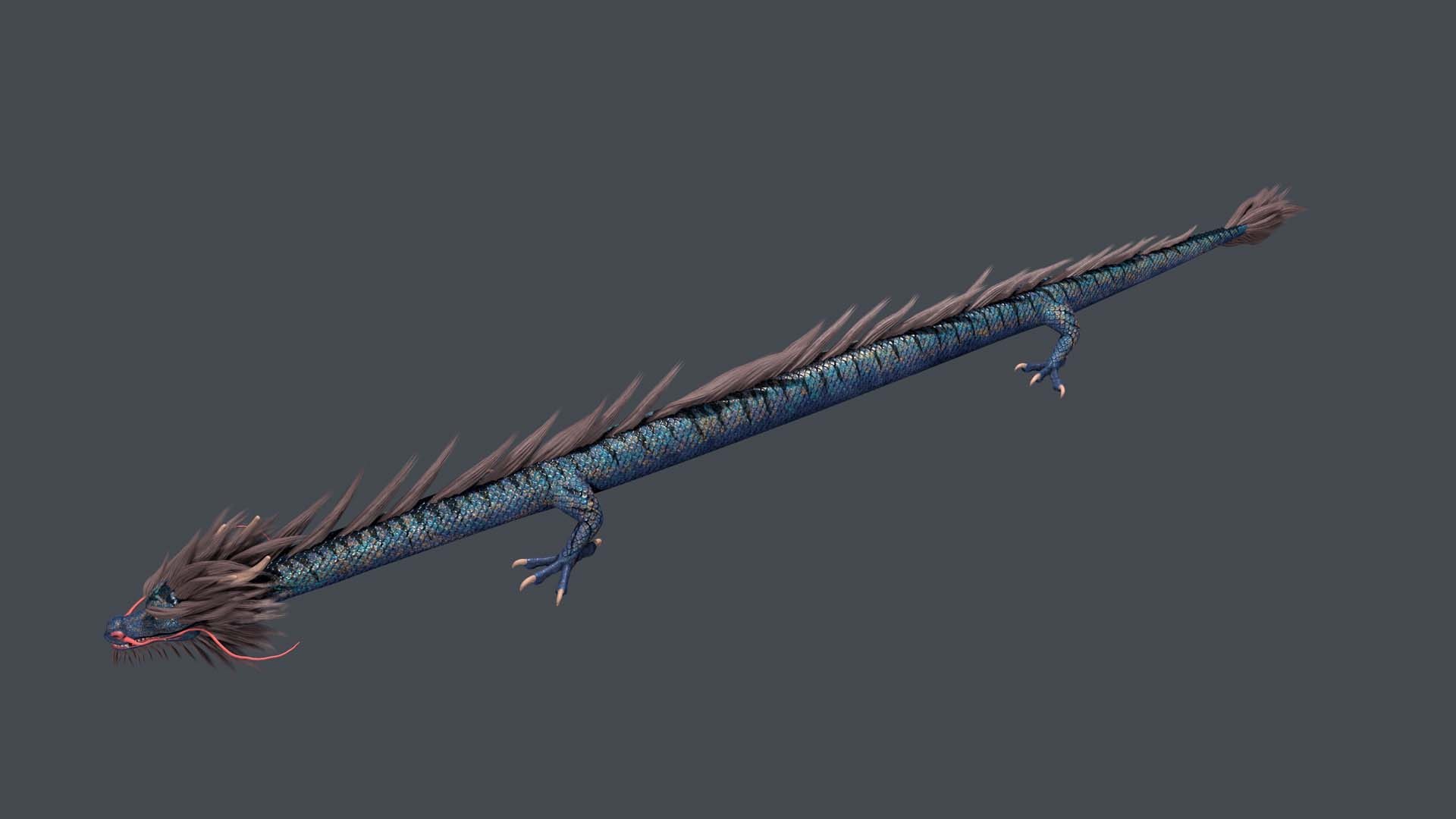 Chinese Dragon Loong 3D Model - TurboSquid 2219080