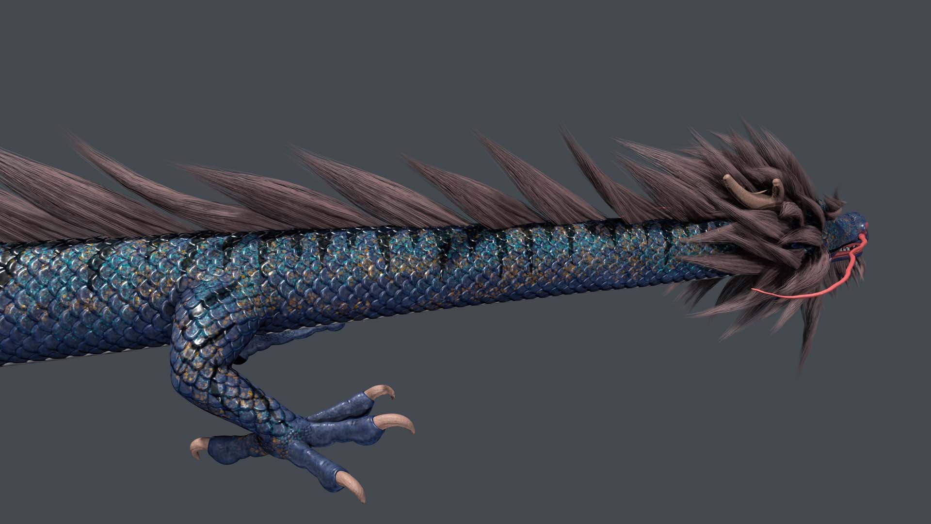 Chinese Dragon Loong 3D Model - TurboSquid 2219080