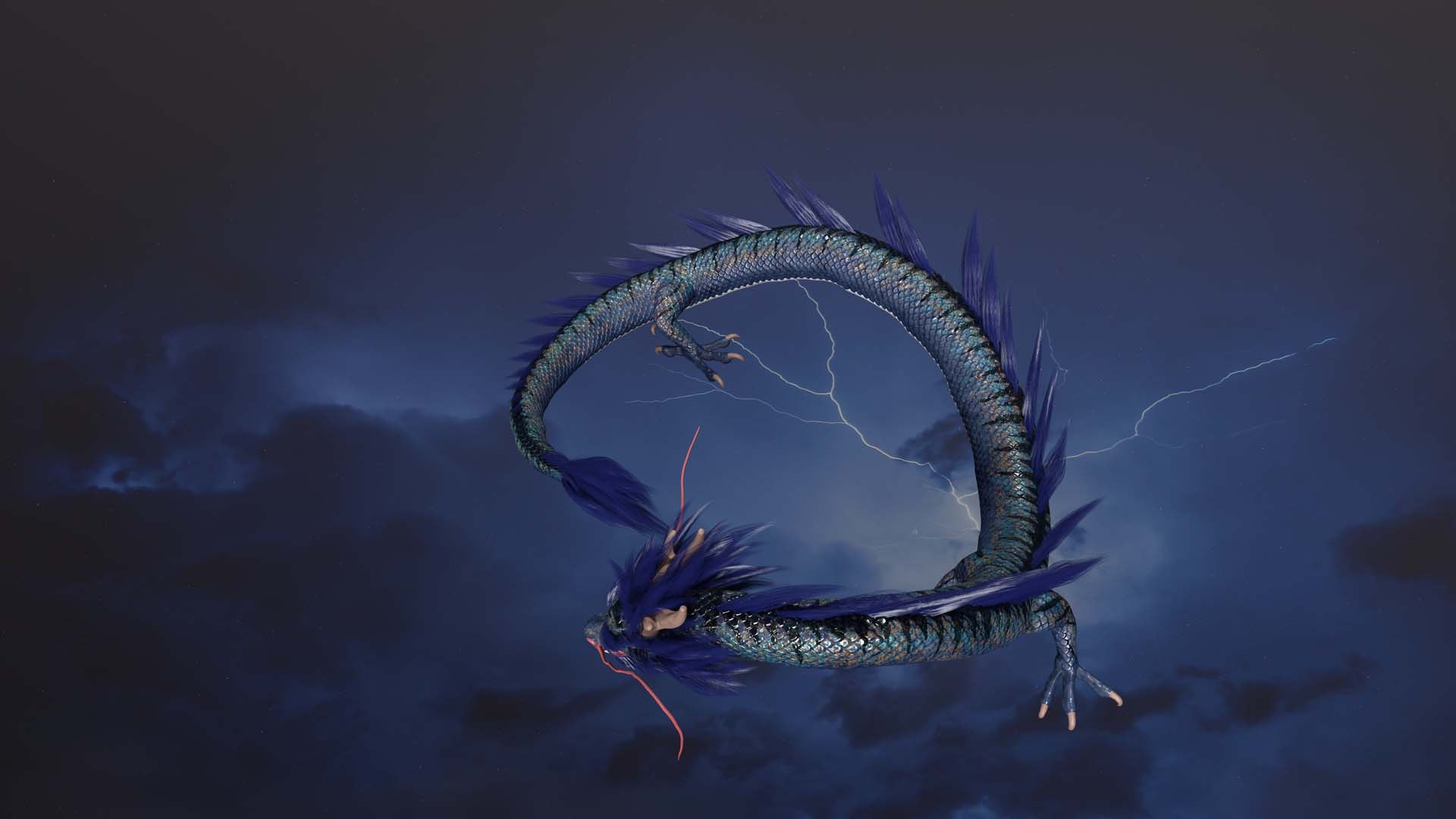 Chinese Dragon Loong 3D Model - TurboSquid 2219080