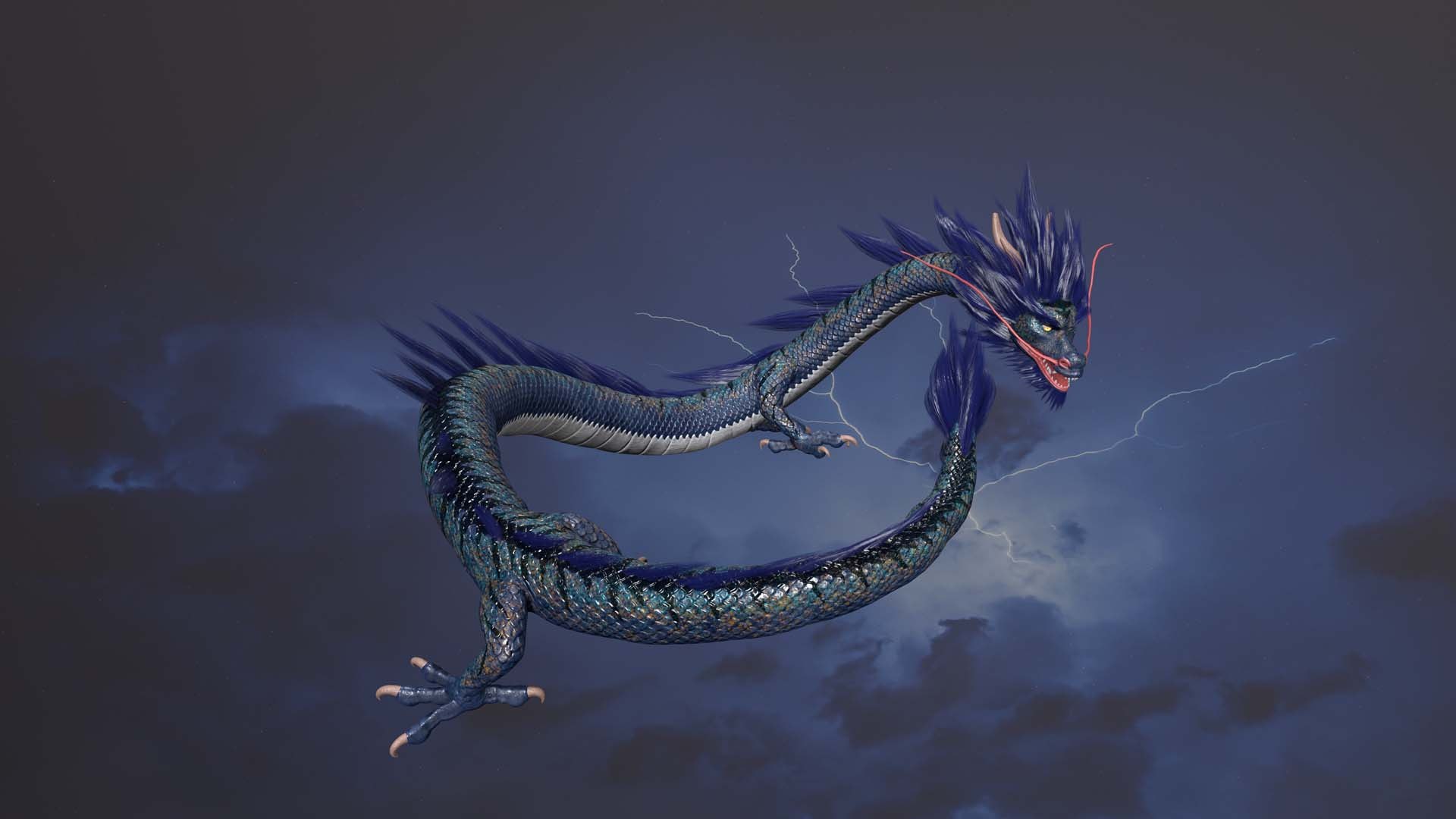 Chinese Dragon Loong 3D Model - TurboSquid 2219080