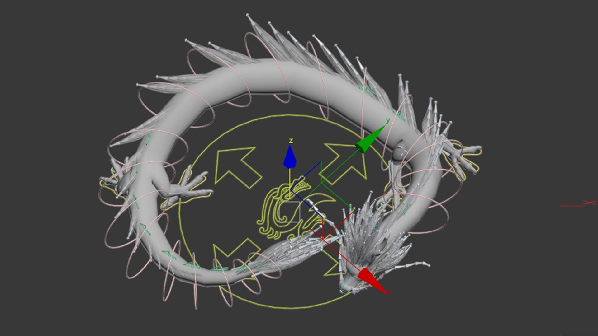 Chinese Dragon Loong 3D Model - TurboSquid 2219080