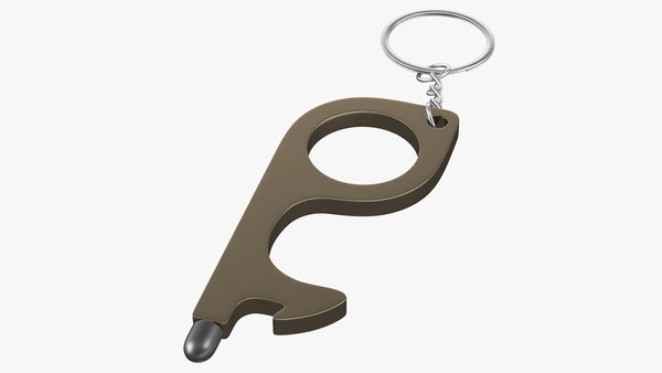 3D touch tool keychain brass - TurboSquid 1625858