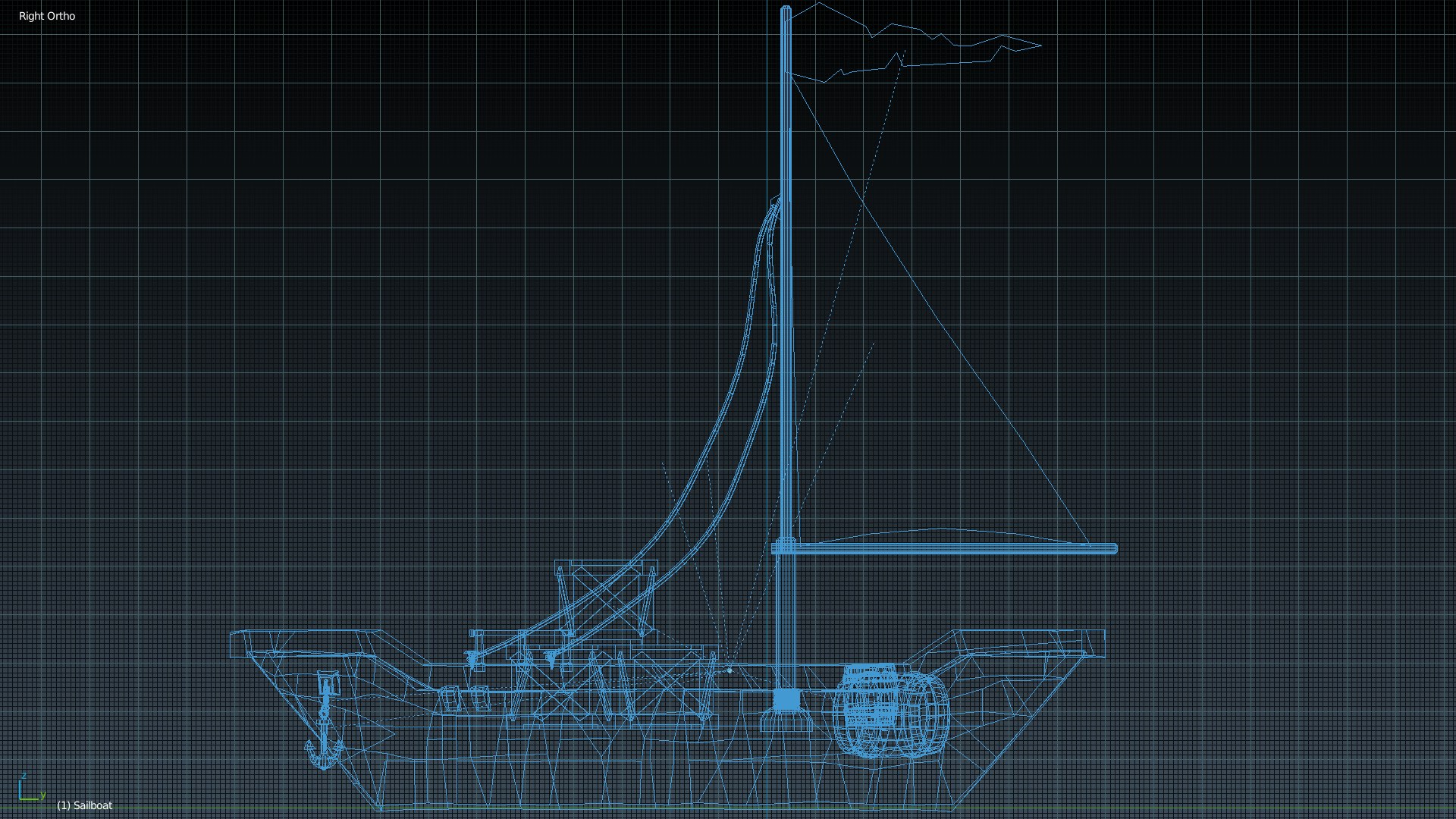 Hand-painted Sail 3D Model - TurboSquid 1478600