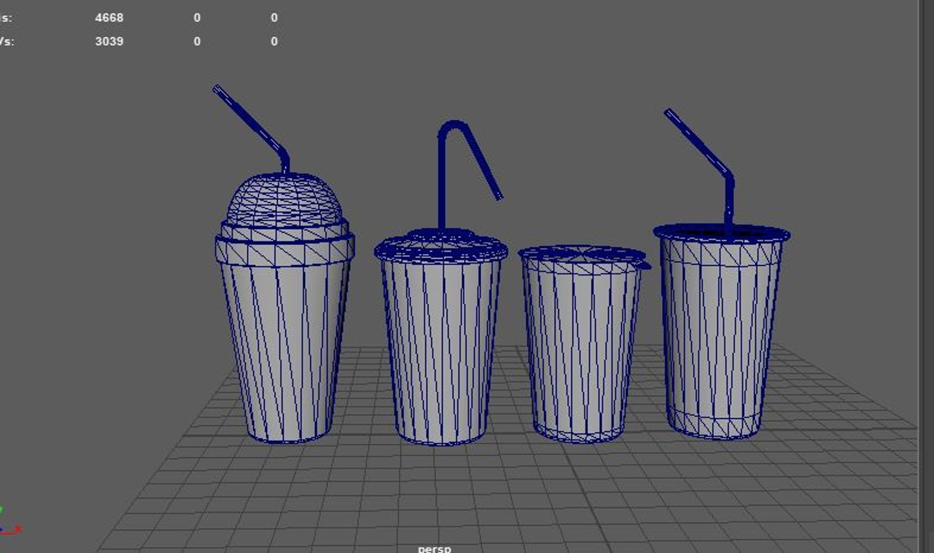 3D Paper Cup Low-poly 3D Model Model - TurboSquid 2349313