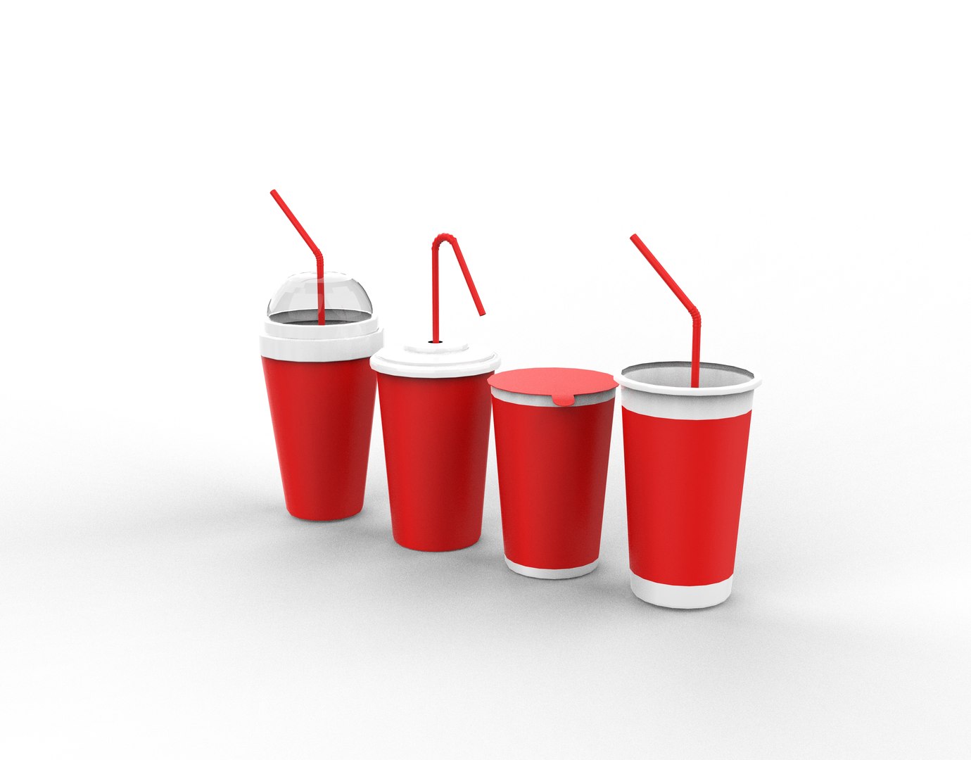 3D Paper Cup Low-poly 3D Model Model - TurboSquid 2349313