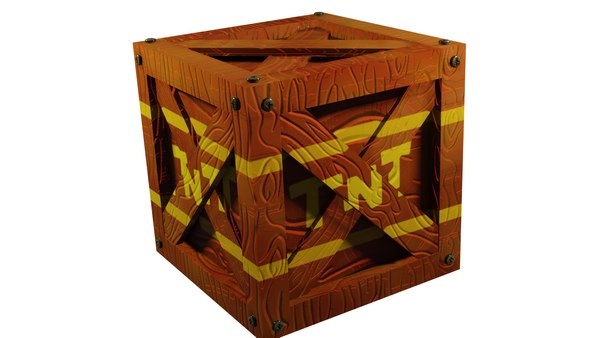 3D Box tnt model - TurboSquid 1763350