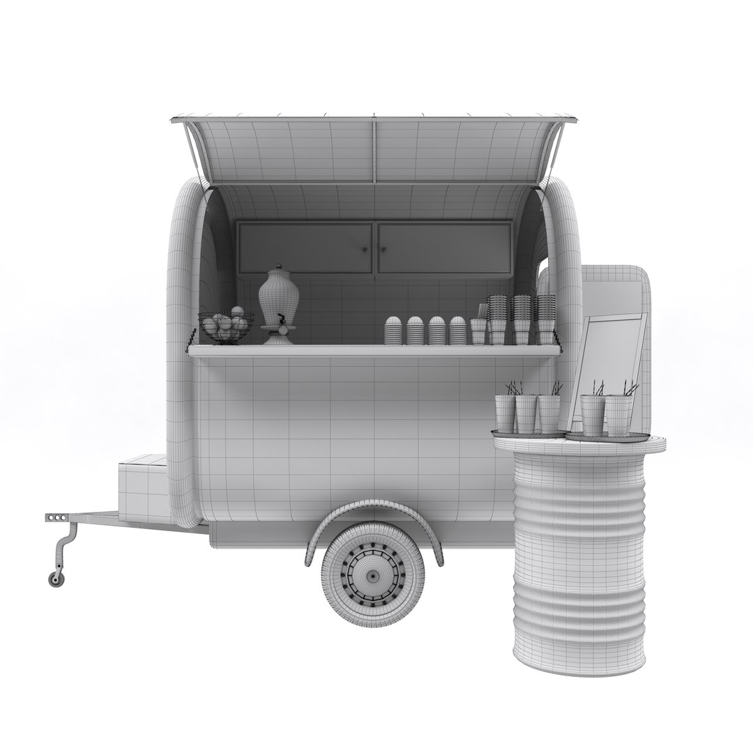 3D Food Truck Model - TurboSquid 1647722