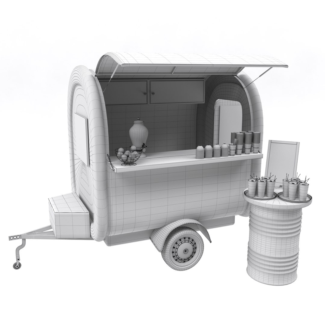 3D Food Truck Model - TurboSquid 1647722