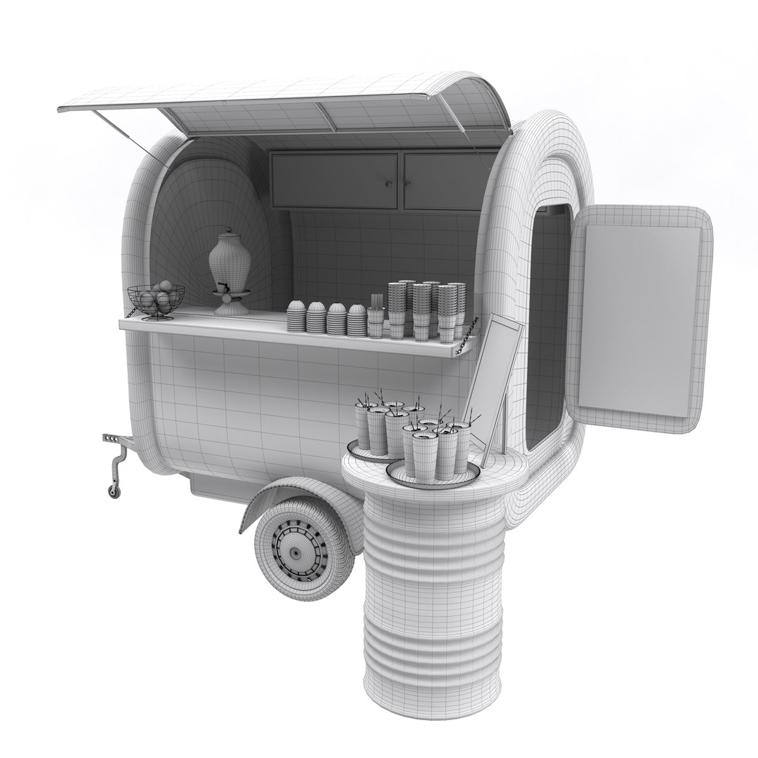 3D Food Truck Model - TurboSquid 1647722