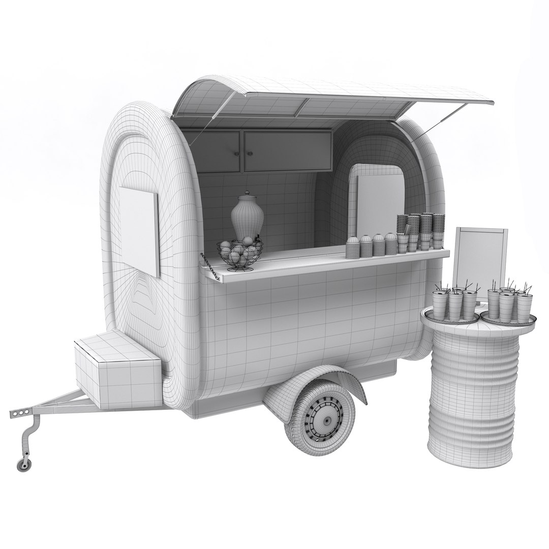 3D Food Truck Model - TurboSquid 1647722