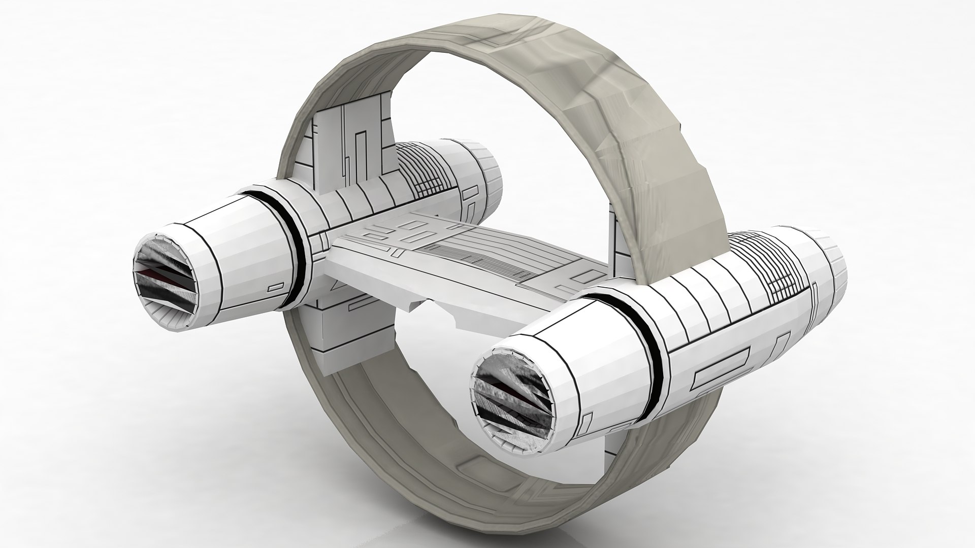 3D Jedi Starfighter Eta-2 Hyperdrive - TurboSquid 1627856