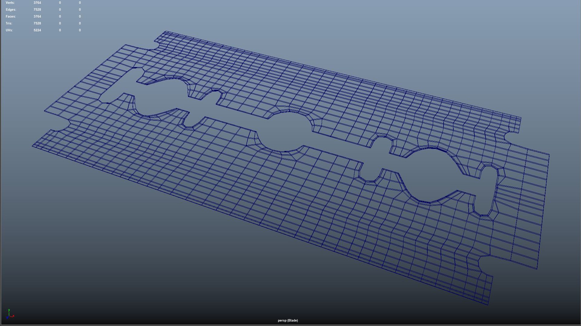 3D Razor Blade Model - TurboSquid 2327261