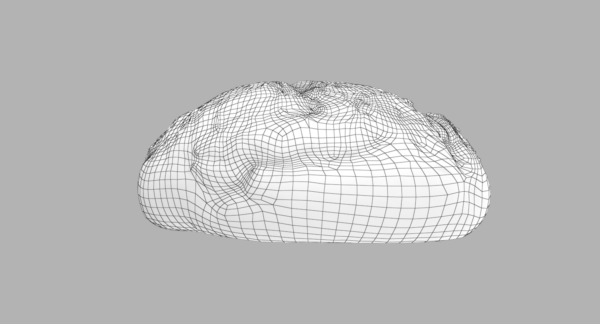 3d model italian bread roll