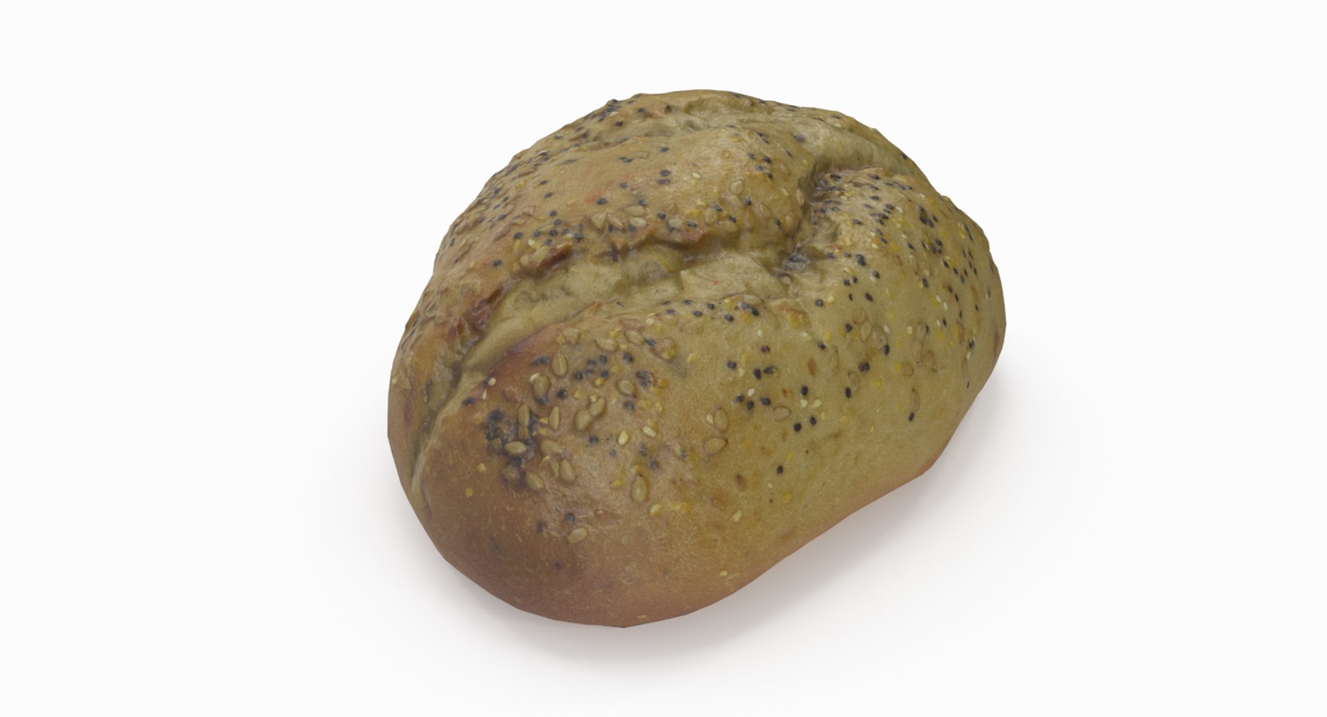 3d model italian bread roll