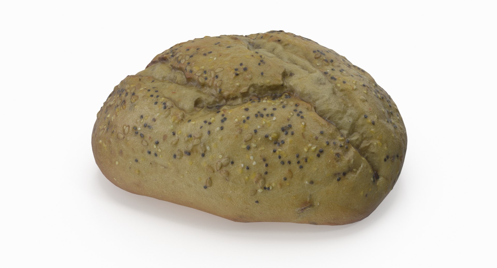 3d model italian bread roll