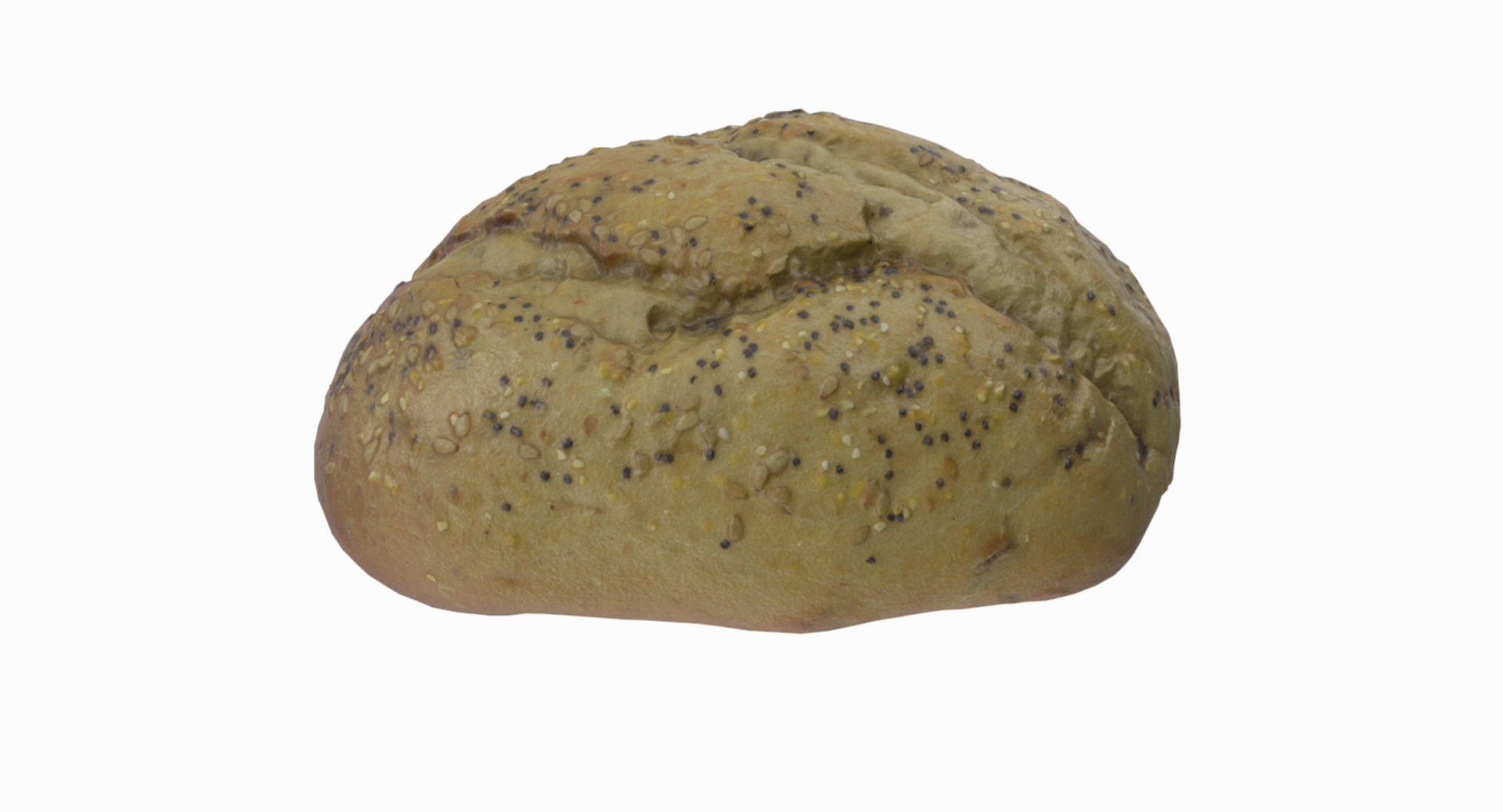 3d model italian bread roll