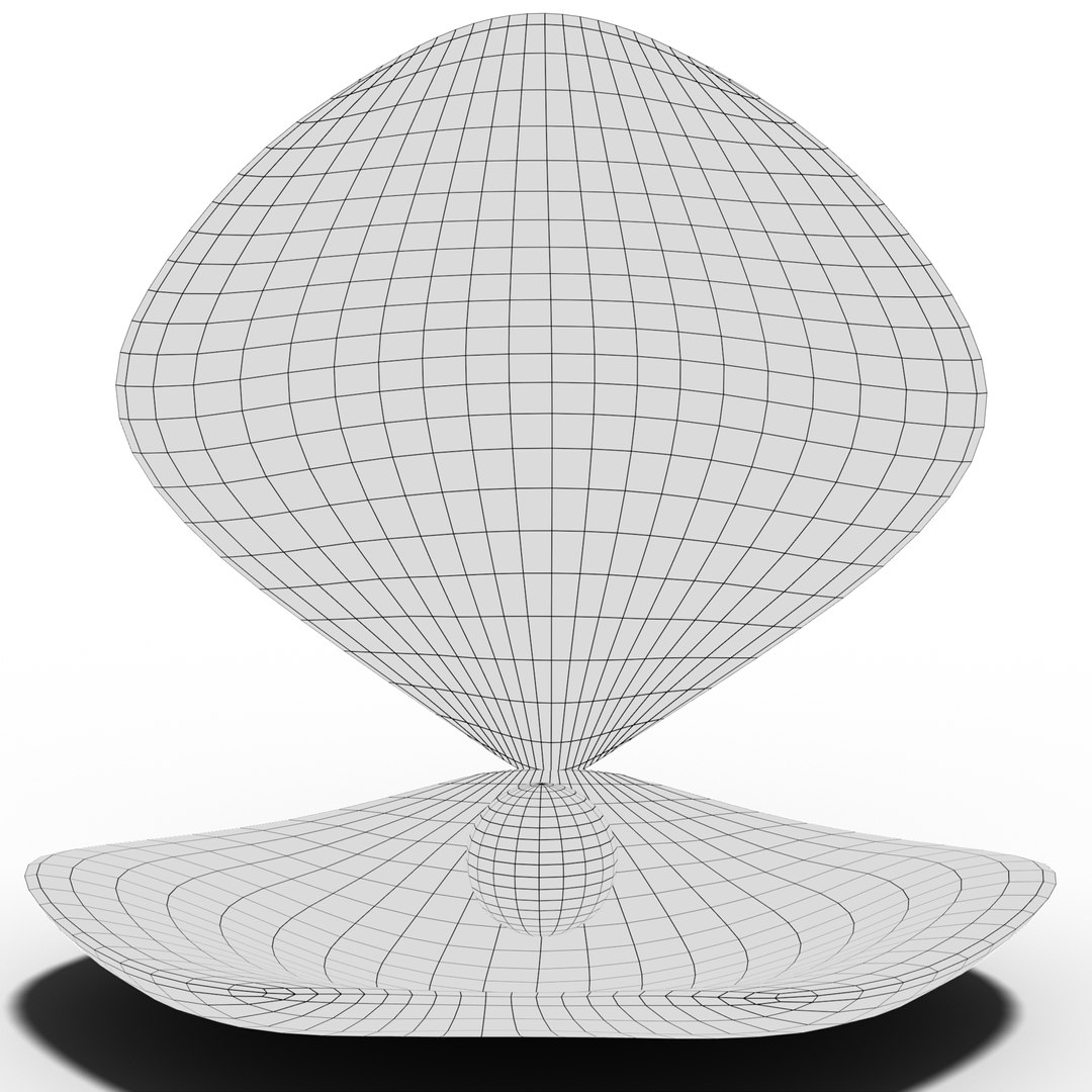 3D Shell With Pearl Oyster - TurboSquid 2081191