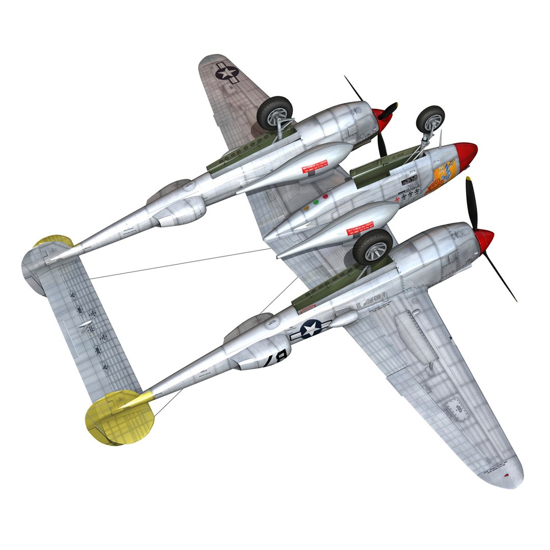 3d Lockheed Lightning - Beautiful Model