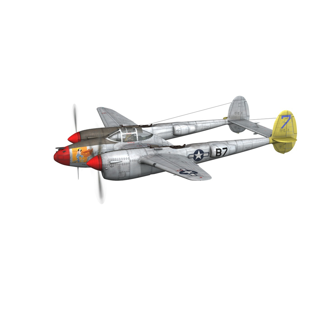 3d Lockheed Lightning - Beautiful Model