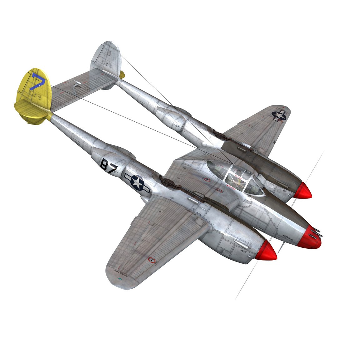 3d Lockheed Lightning - Beautiful Model