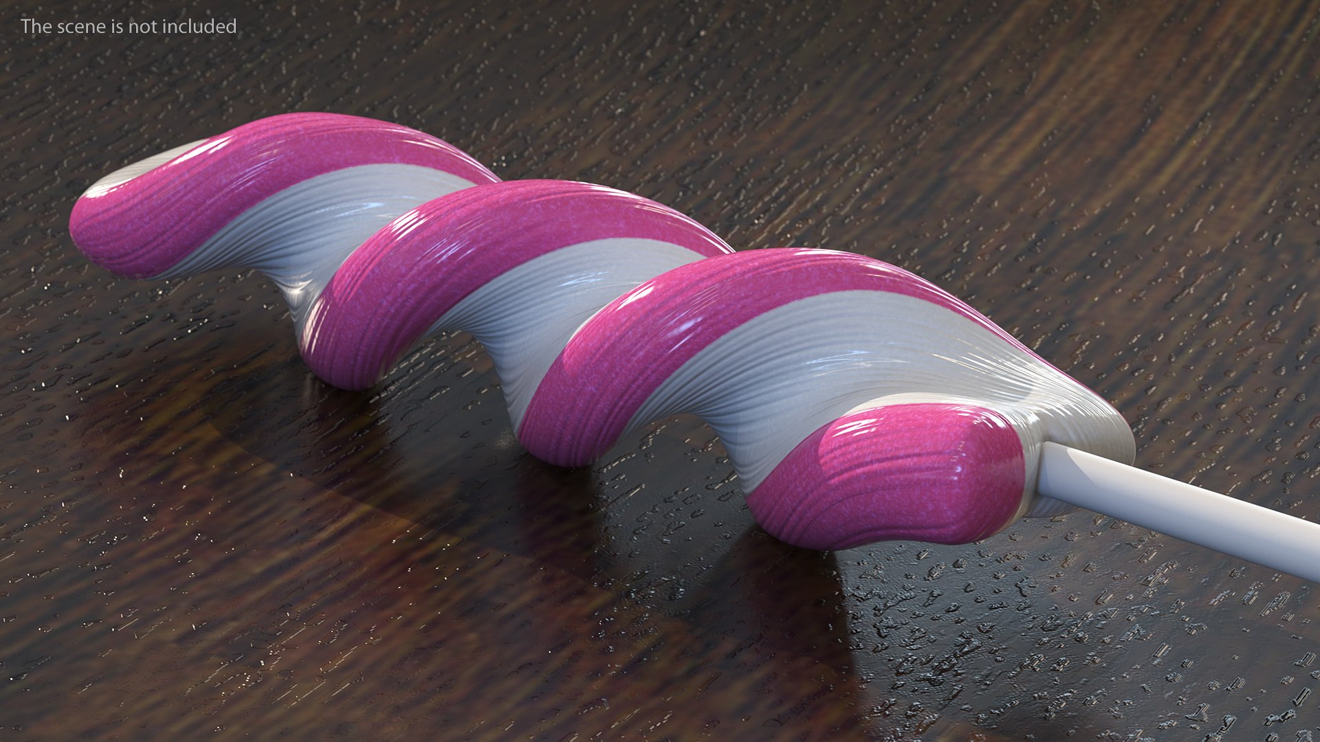 Pink Twist Lollipop Stick model - TurboSquid 1785459