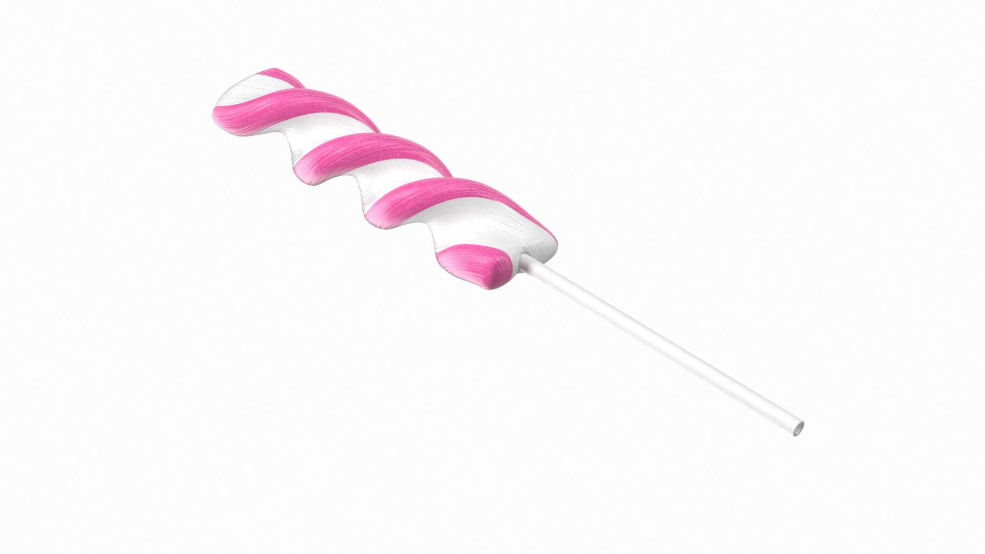 Pink Twist Lollipop Stick model - TurboSquid 1785459