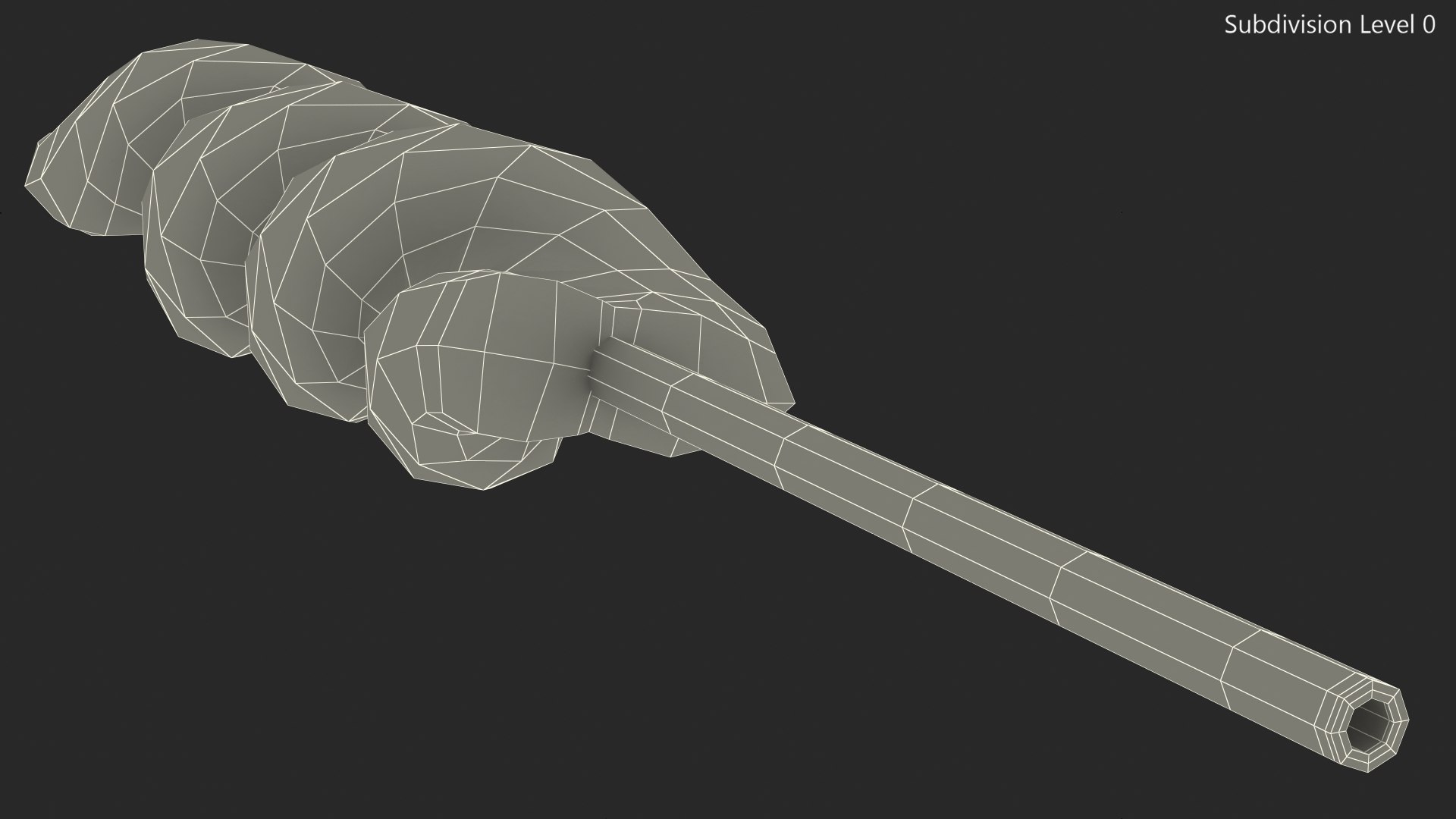 Pink Twist Lollipop Stick model - TurboSquid 1785459