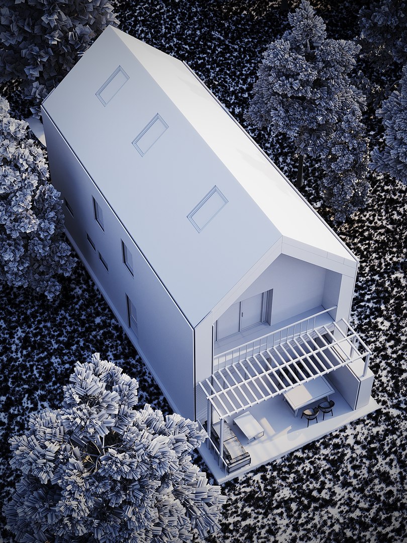 Barn House Scene 3D Model - TurboSquid 2381053