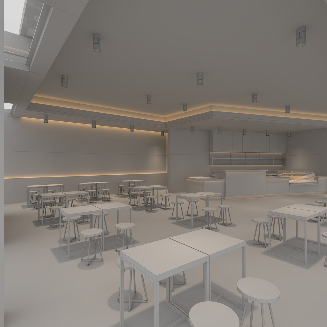 3D Cafe Modern 2 - TurboSquid 2116219