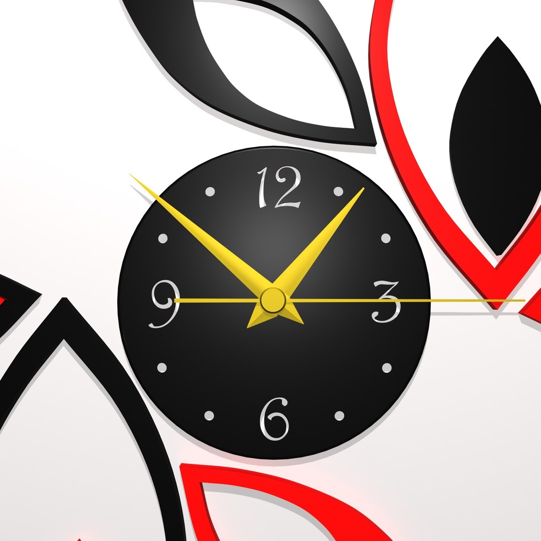 wall clock 3d max