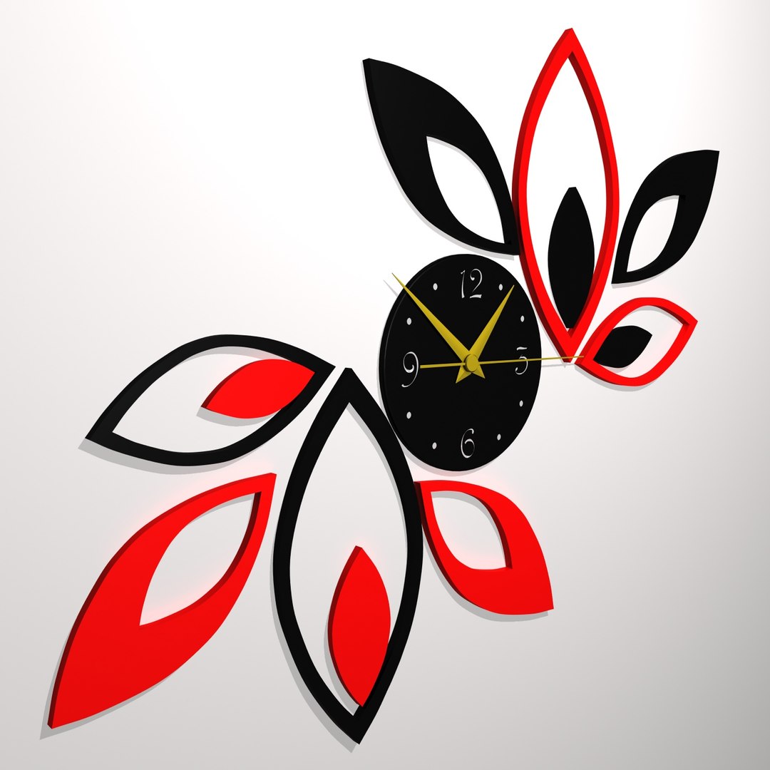wall clock 3d max