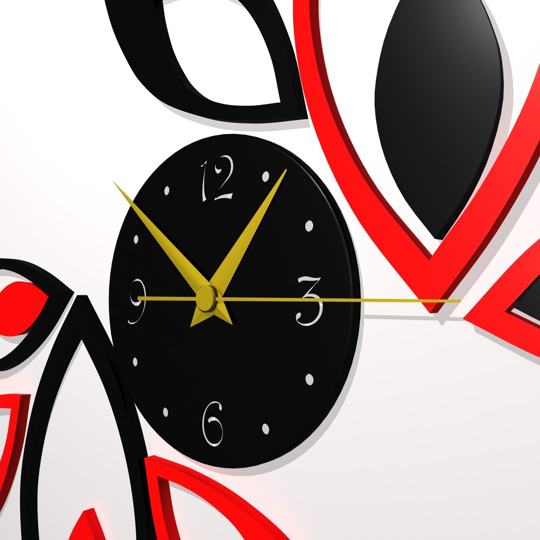 wall clock 3d max