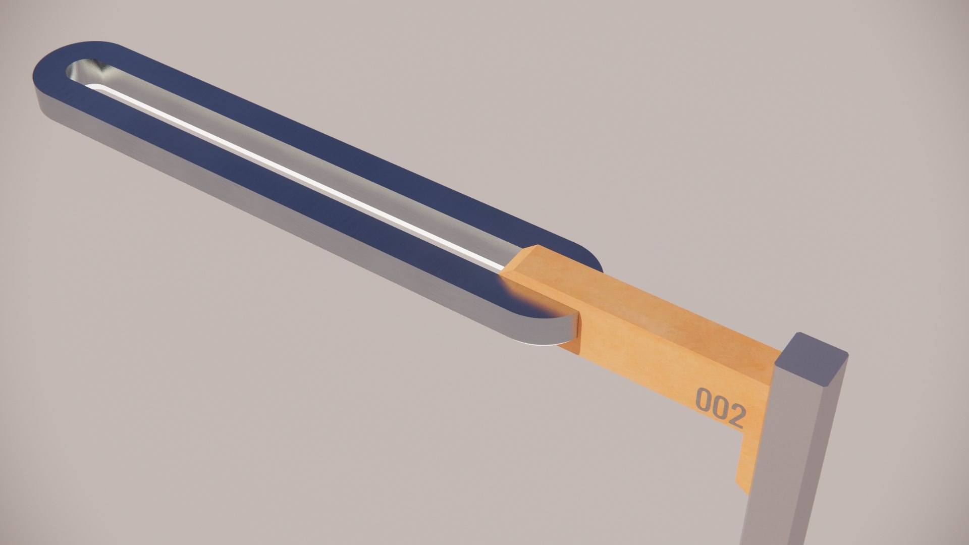 Sci-fi Simple Street Light Post 002 3D Model - TurboSquid 1980944