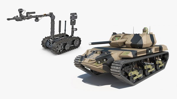 modelo 3d Colección de robots militares - TurboSquid 2093591