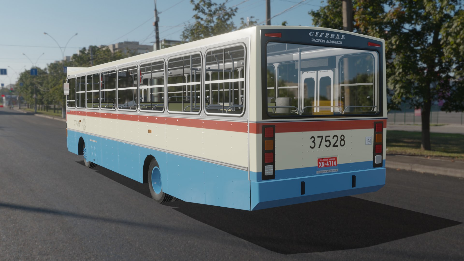 3D Onibus Ciferal Padron Model - TurboSquid 1682493