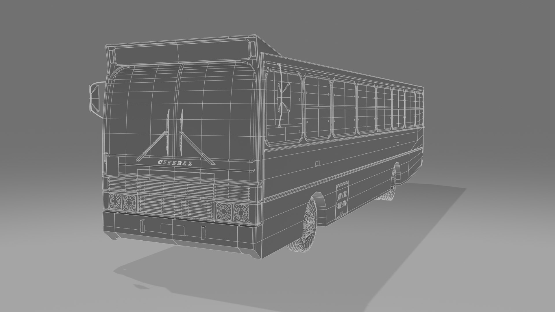 3D Onibus Ciferal Padron Model - TurboSquid 1682493