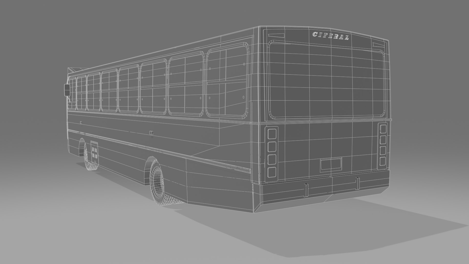 3D Onibus Ciferal Padron Model - TurboSquid 1682493