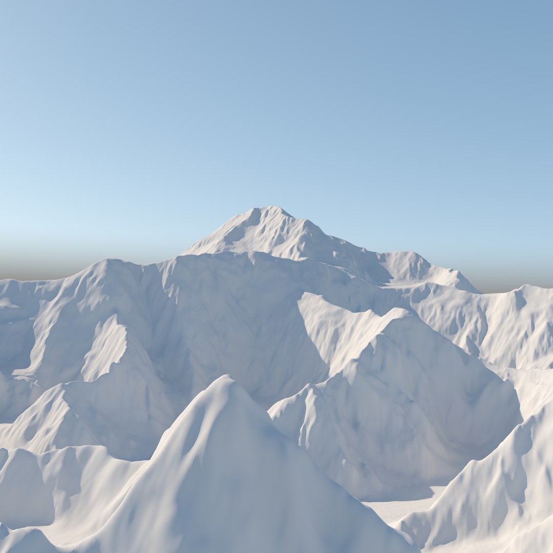 Denali Mount Model - TurboSquid 1669021