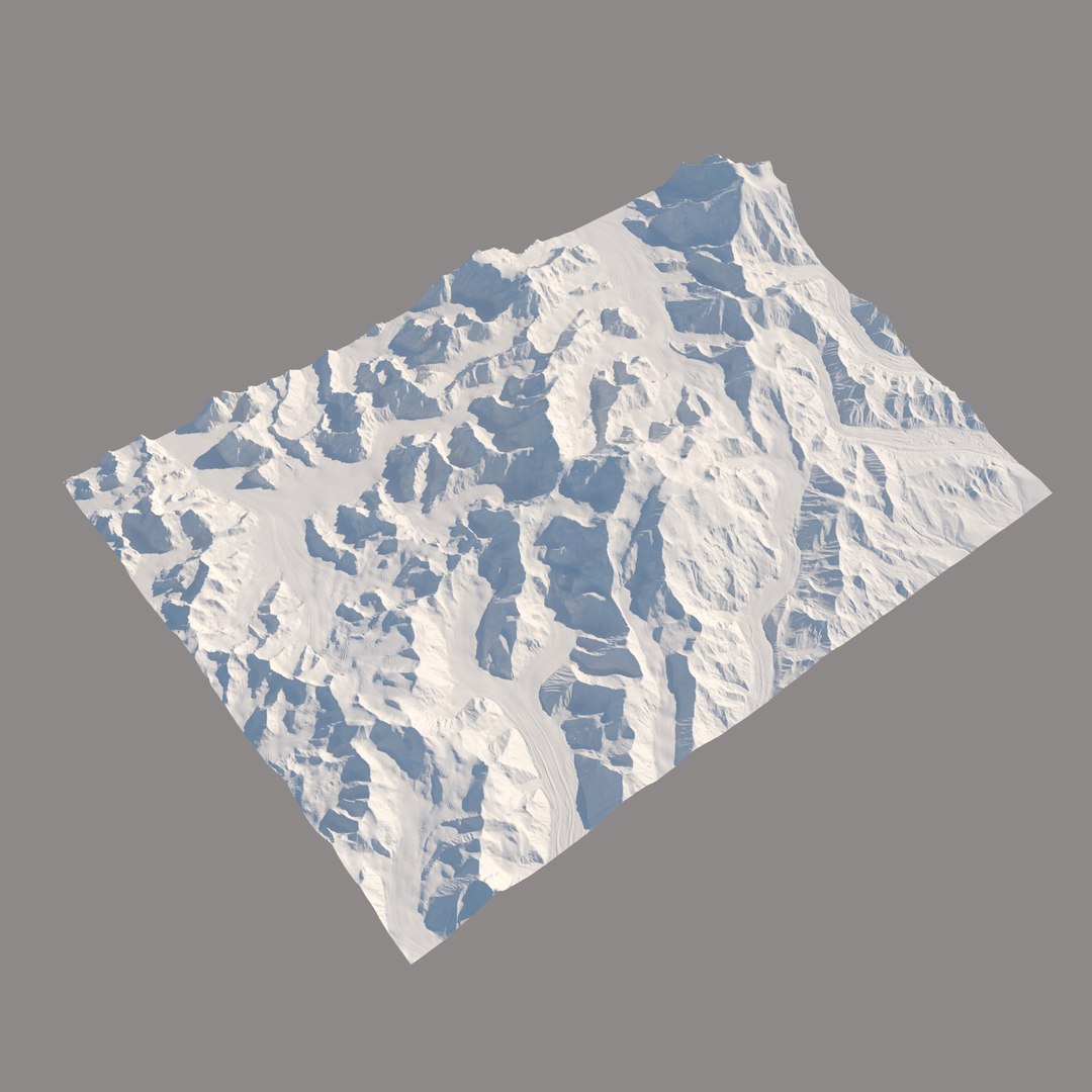 Denali Mount Model - TurboSquid 1669021