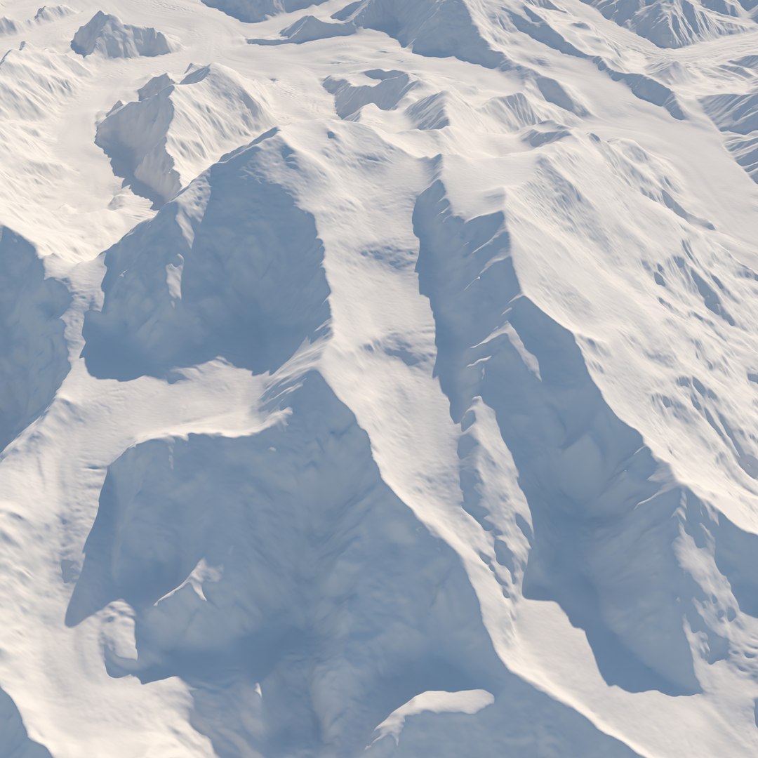 Denali Mount Model - TurboSquid 1669021