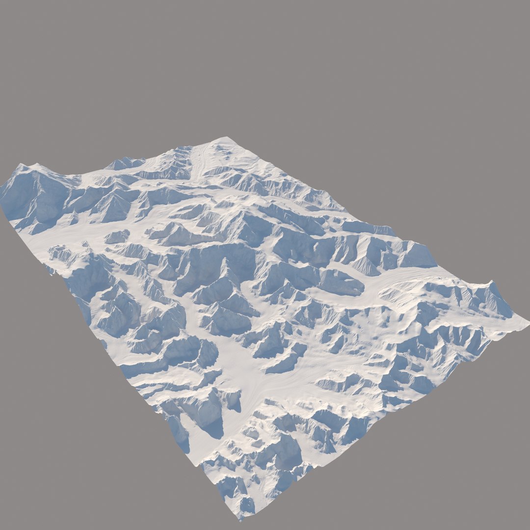 Denali Mount Model - TurboSquid 1669021