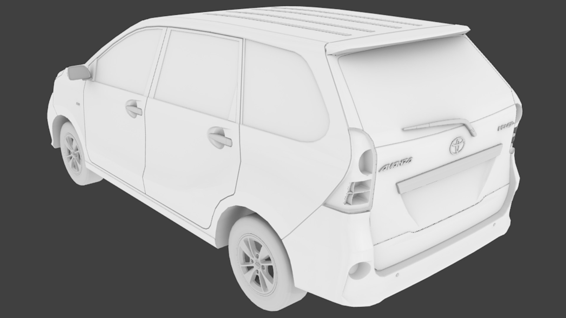 Toyota Avanza Veloz 3D Model - TurboSquid 1622854
