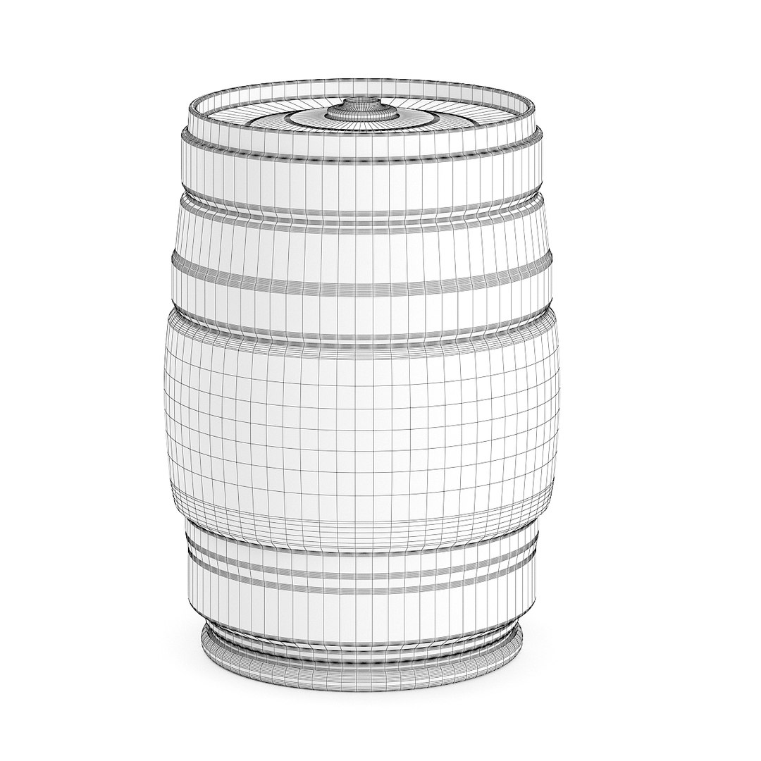 3D Metal Beer Keg Model - TurboSquid 1210608
