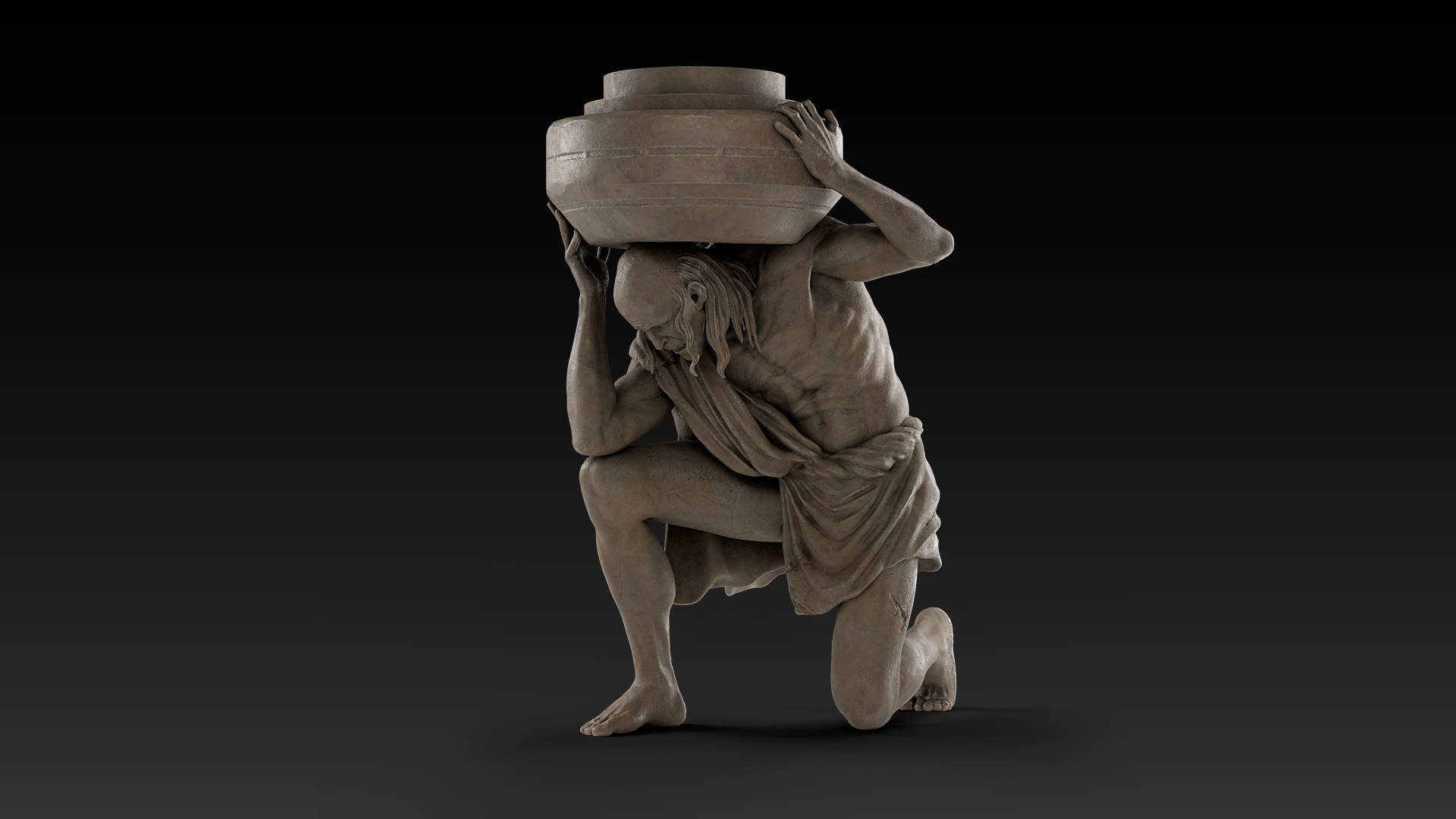Human Statue - Pillar 3D model - TurboSquid 2009326