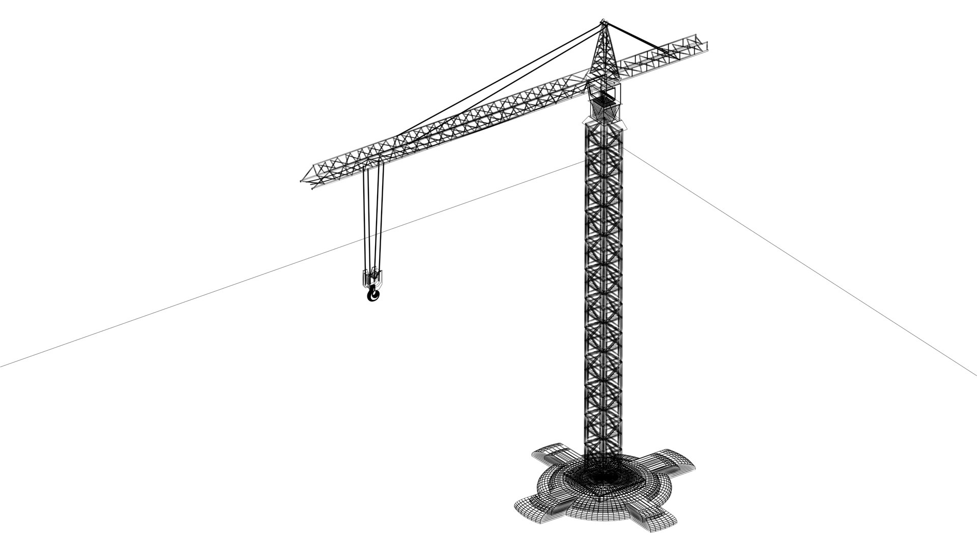 3D Construction Crane - TurboSquid 2054010