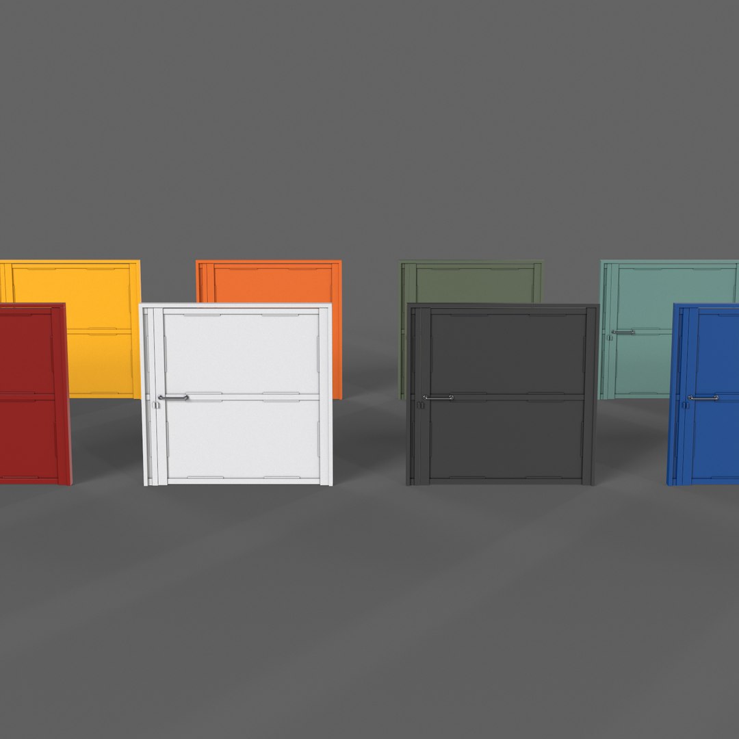 PBR Gate B3 3D - TurboSquid 2356934