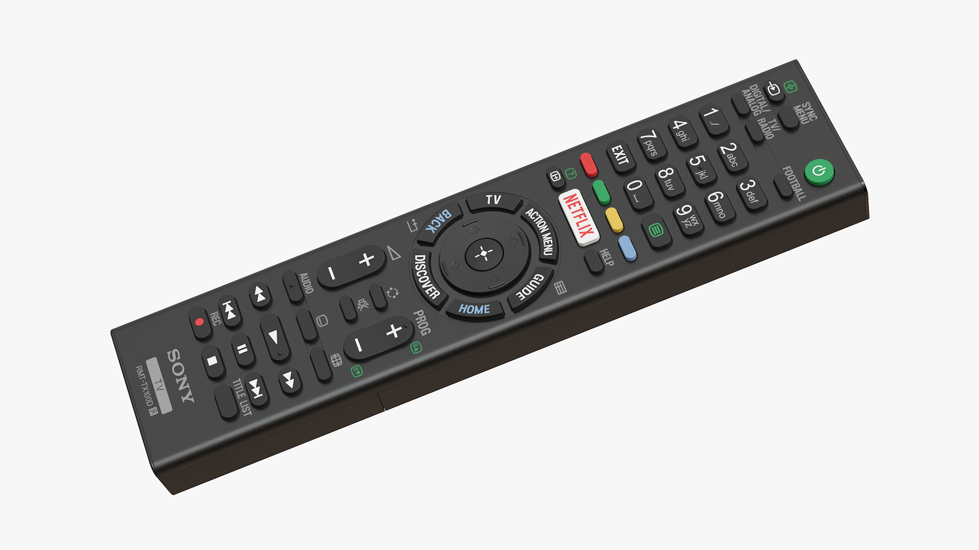 TV Remote Control 02 3D - TurboSquid 1944343